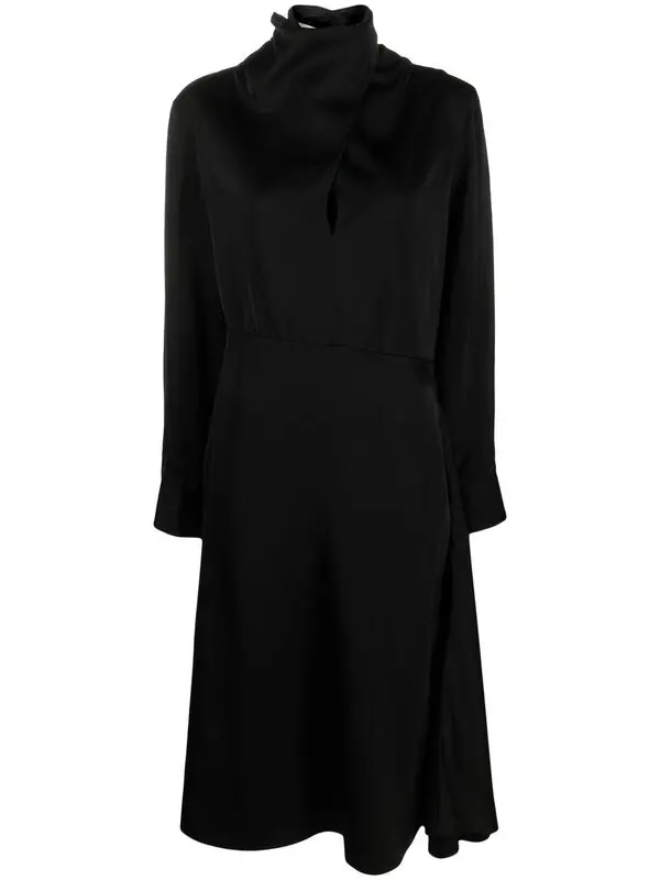 JIL SANDER Long-sleeve A-line Dress