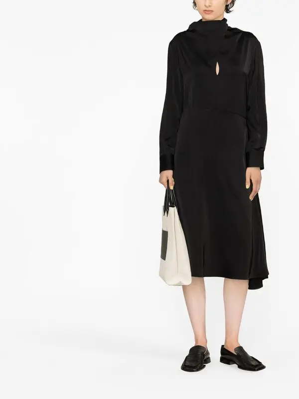 JIL SANDER Long-sleeve A-line Dress