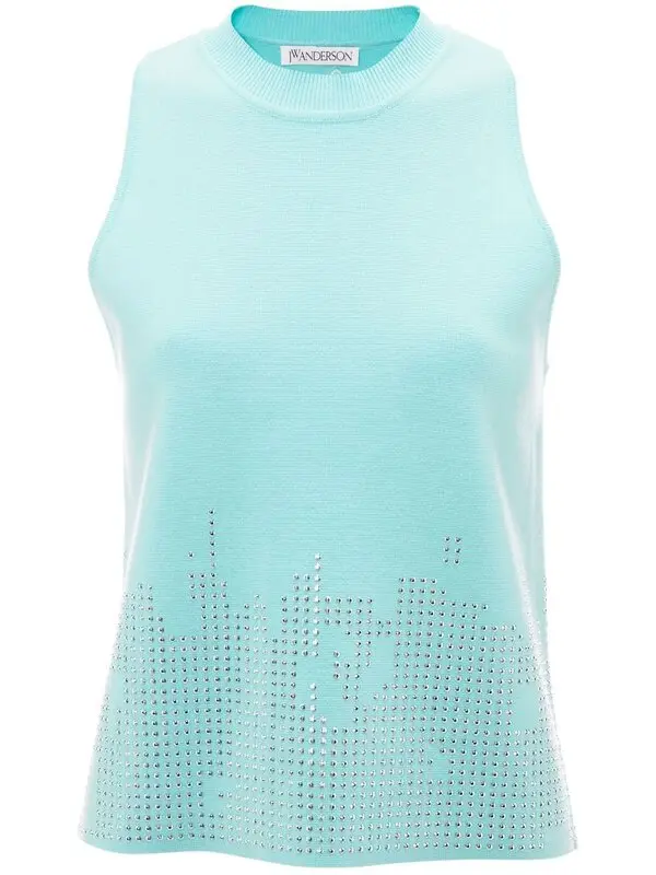 JW Anderson Studded Tank Top - Blue