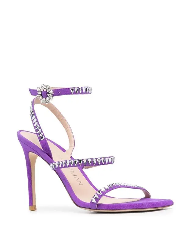 STUART WEITZMAN Gemcut 100mm Stiletto Sandals