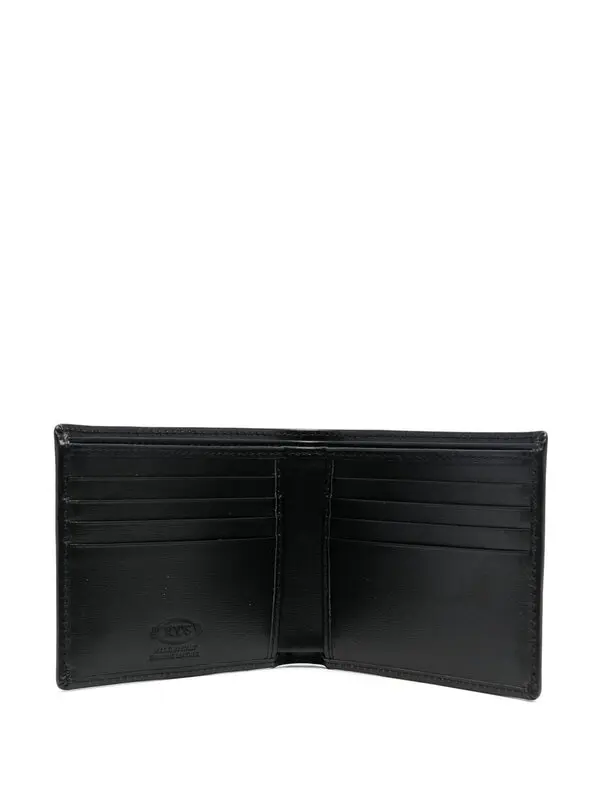 TOD'S Bi-fold Leather Wallet - Black
