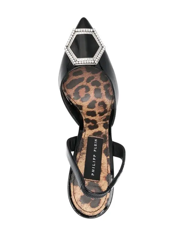 Philipp Plein Decollete High Heel Slingbacks