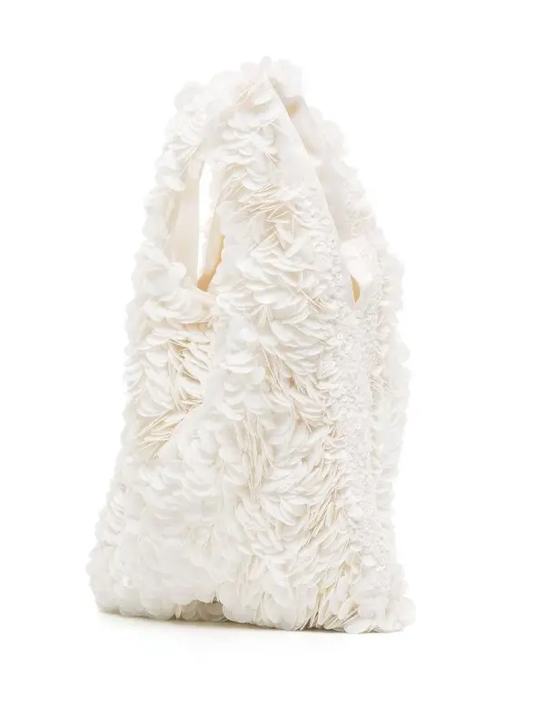 ANYA HINDMARCH Love Hearts Embroidered Tote Bag
