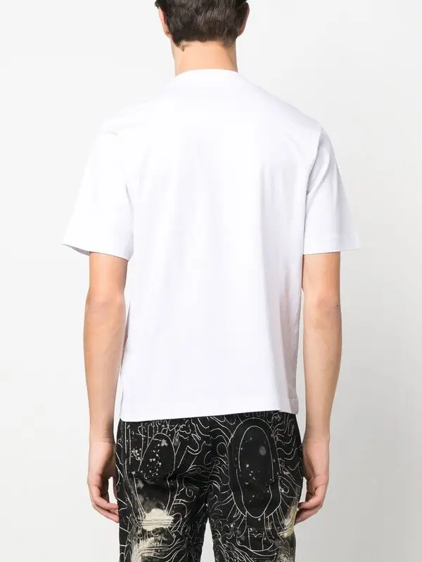 Études Studio Logo-embroidered Organic Cotton T-shirt - White