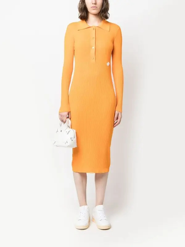 PATOU Knitted Polo Dress