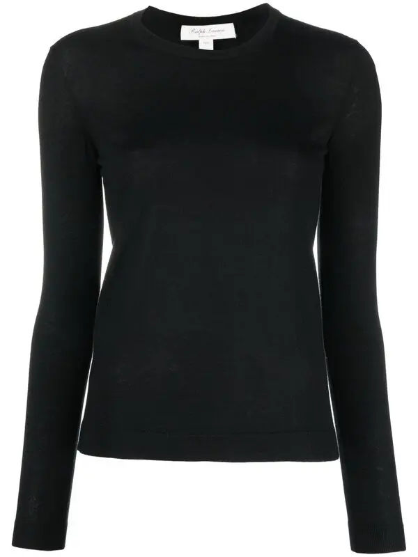 Ralph Lauren Round-neck Jumper - Black