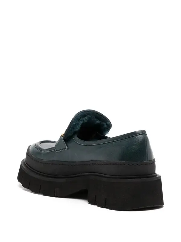 MADISON MAISON Lug-sole Loafers - Green