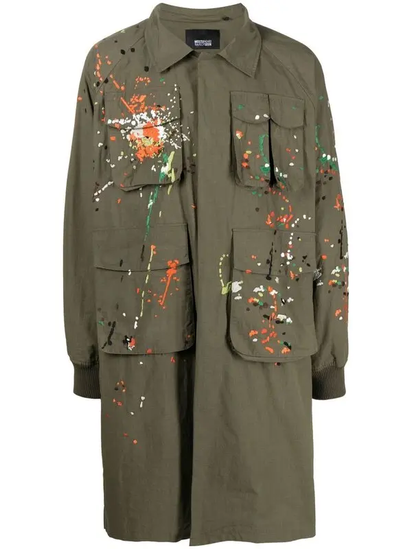 MOSTLY HEARD RARELY SEEN Paint-embroidered Backpack Coat