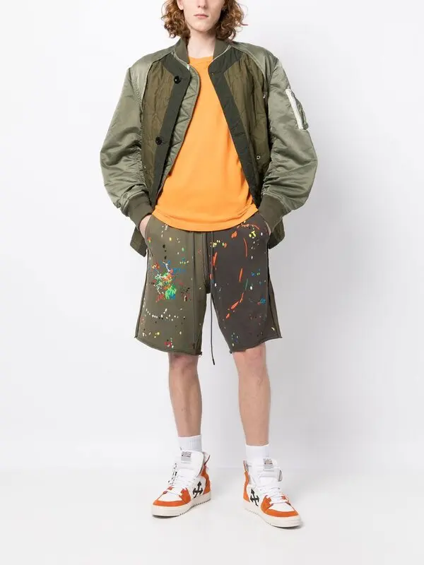 MOSTLY HEARD RARELY SEEN Panelled Embroidered Shorts