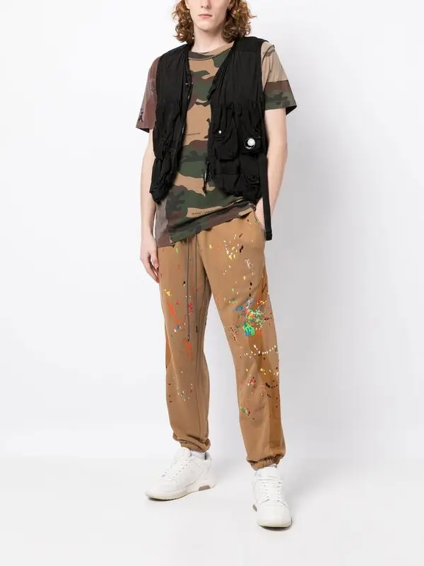 MOSTLY HEARD RARELY SEEN Warped Paint-embroidered Track Pants