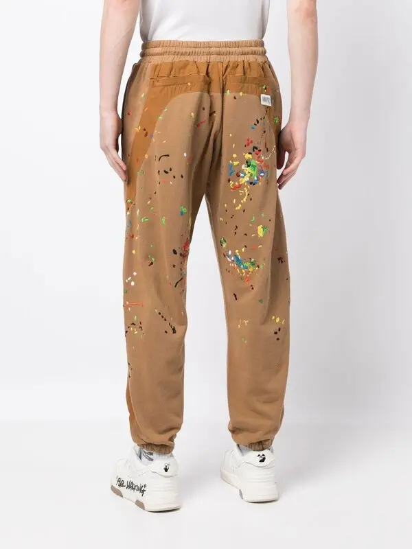 MOSTLY HEARD RARELY SEEN Warped Paint-embroidered Track Pants