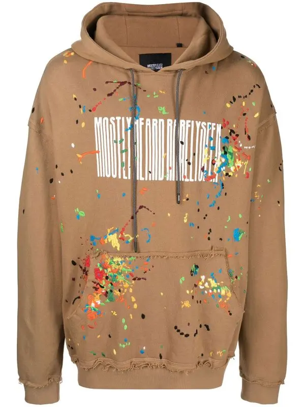 MOSTLY HEARD RARELY SEEN Logo-print Hoodie