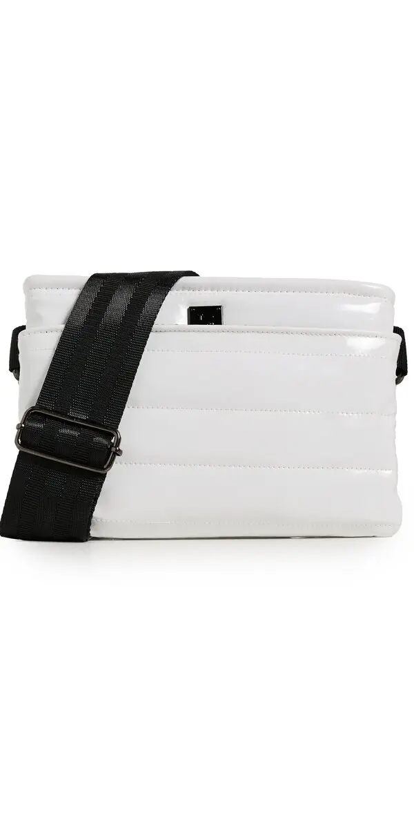 THINK ROYLN The Original Bum Bag - White Patent/black