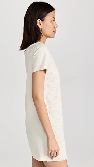 Tory Burch Logo Lace T-shirt Dress