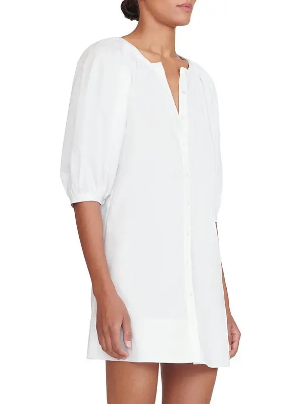 Staud Mini Vincent Dress - White