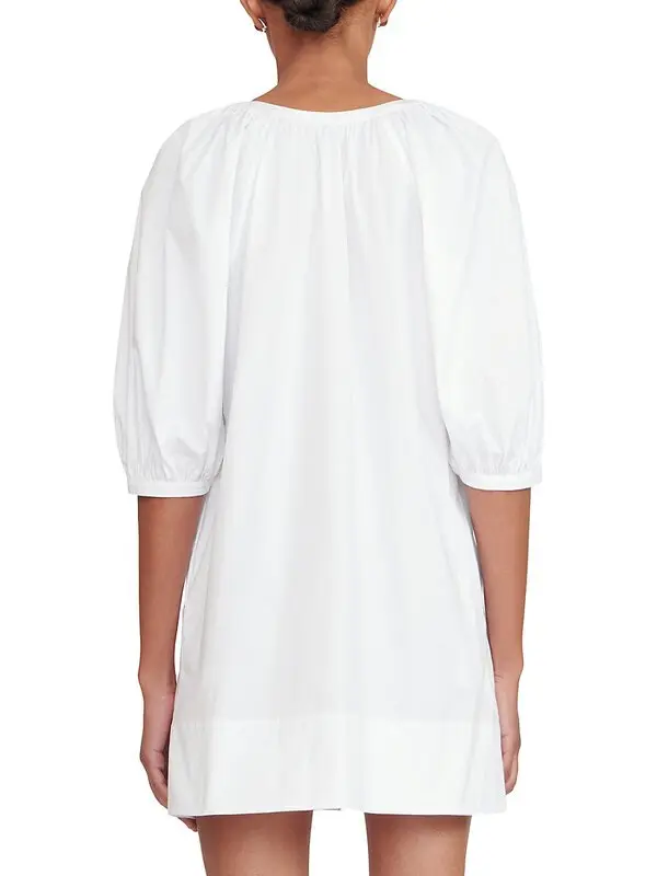 Staud Mini Vincent Dress - White