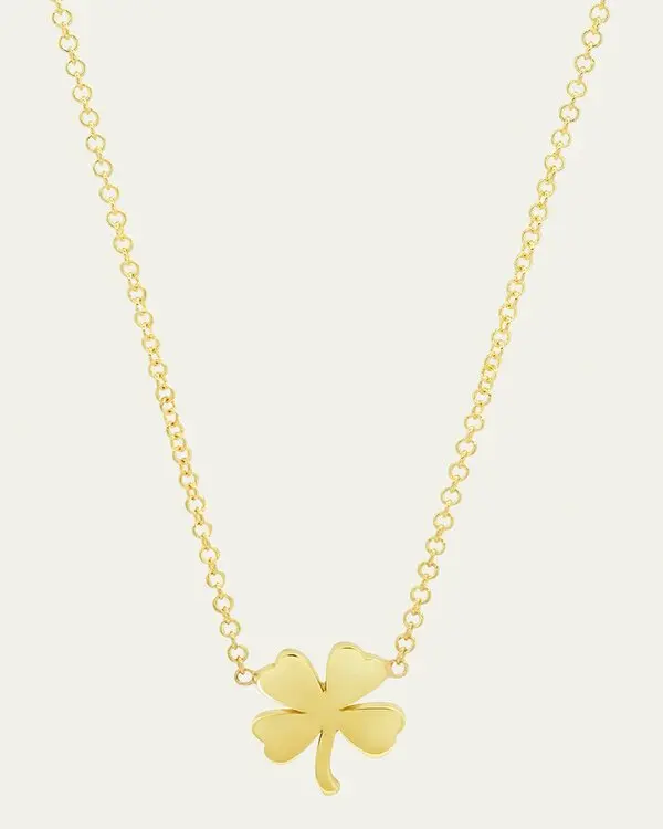 JENNIFER MEYER Mini Clover Necklace