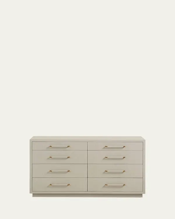 INTERLUDE HOME Taylor 8-drawer Dresser - Gray