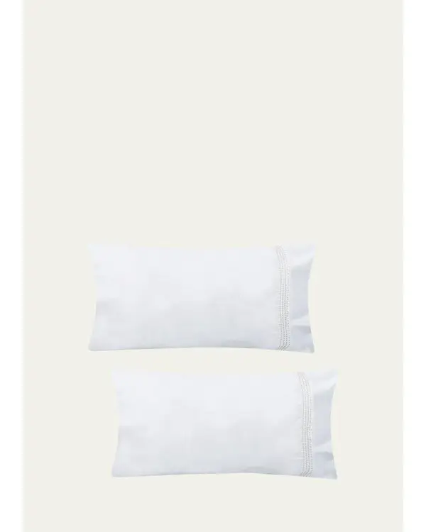 THE LINO Essential Embroidered Pillowcase Pair - Mdyllw