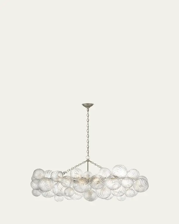 VISUAL COMFORT & CO. Talia Medium Linear Chandelier Julie Neill - Silver