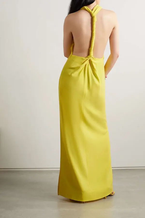 chinese dress ladies Selena Twist Back Dress in Matte Double Crepe main image 1