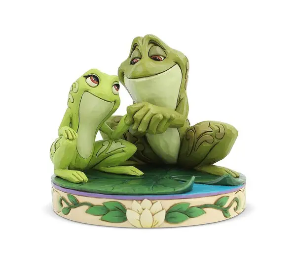 JIM SHORE Enesco Disney Traditions Tiana And Naveen As F Rogs - One-color