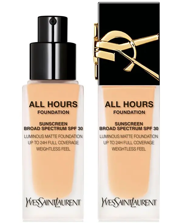 Saint Laurent All Hours Luminous Matte Foundation Spf 30 - Lw7