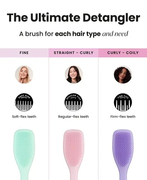 TANGLE TEEZER The Ultimate Detangler Fine Fragile Hair Brush - Mint