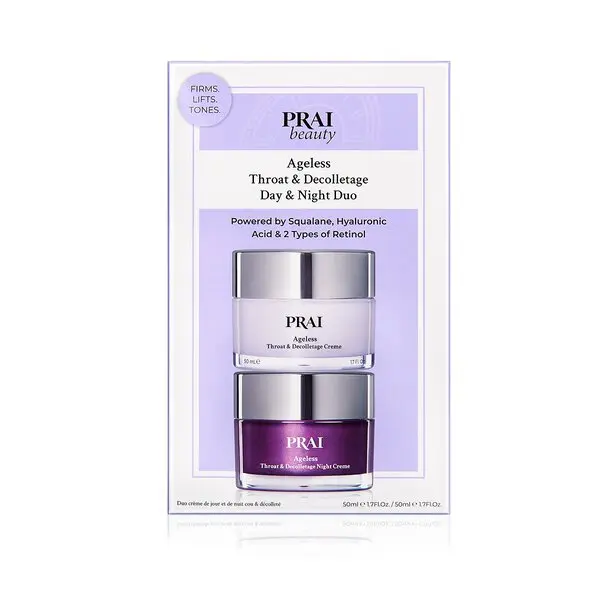 PRAI BEAUTY Ageless Throat & Decolletage Day & Night Duo 50ml - No Color