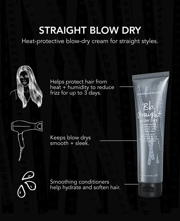 BUMBLE AND BUMBLE Straight Blow Dry - No Color