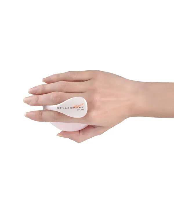 STYLECRAFT Hair Massage And Shampoo Brush With Soft Silicone Bristles