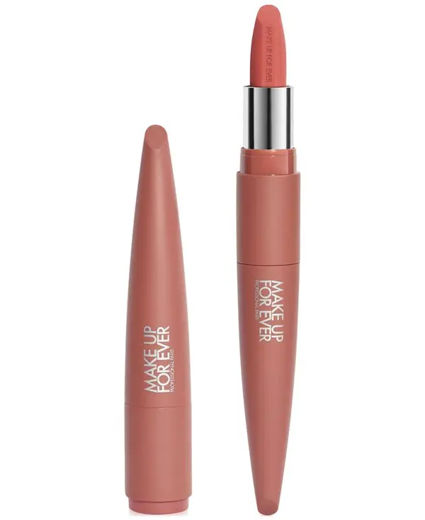 MAKE UP FOR EVER Rouge Artist Velvet Nude Soft Matte Lipstick - 103 Warm Mocha