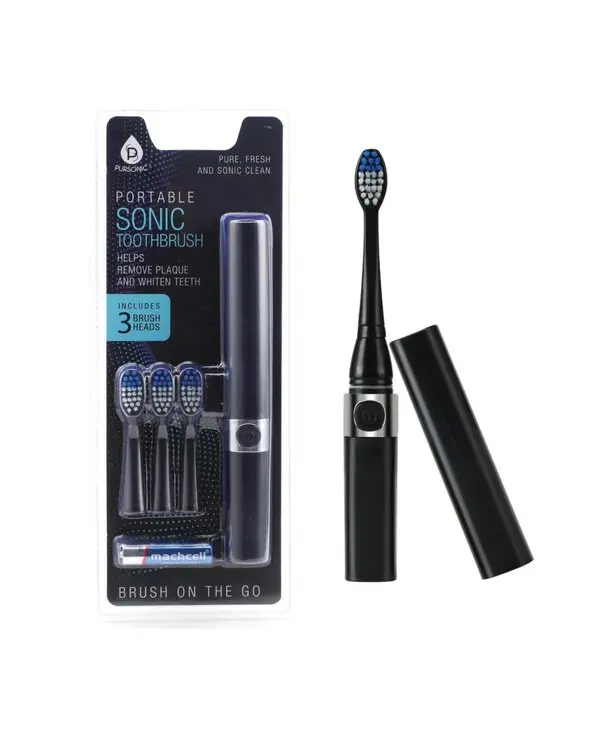 PURSONIC Portable Electric Toothbrush - Black