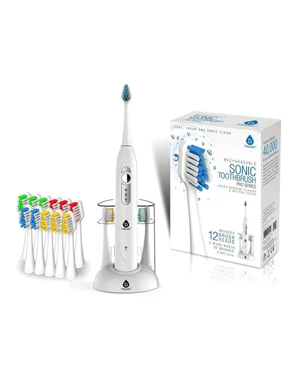 PURSONIC Spm Electric Movement Rechargeable Electric Toothbrush - White