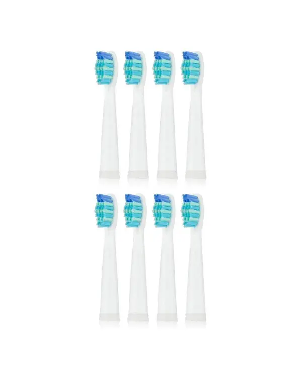 PURSONIC 8 Pack Brush Heads Replacement - White