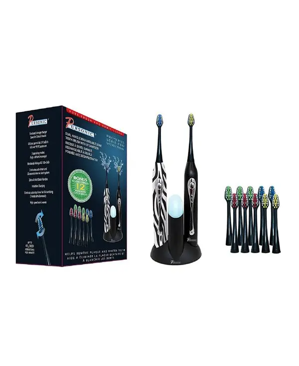 PURSONIC 8 Pack Brush Heads Replacement For S452 Toothbrush Model