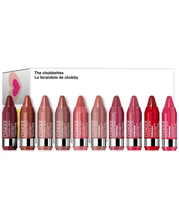 CLINIQUE 10-pc. The Chubbettes Lip Colour Balm Set