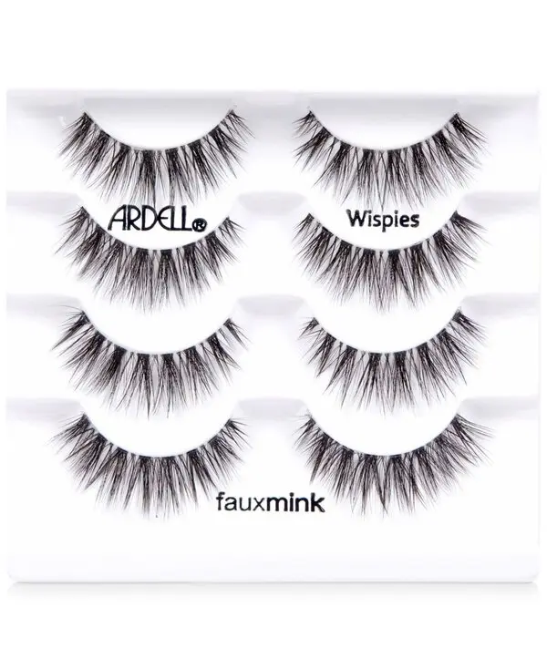ARDELL Faux Mink Lashes -wispies 4-pack - No Color