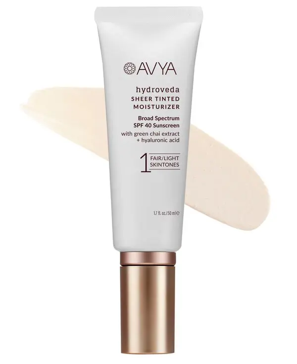 AVYA Hydroveda Sheer Tinted Moisturizer With Spf 40 - No Color