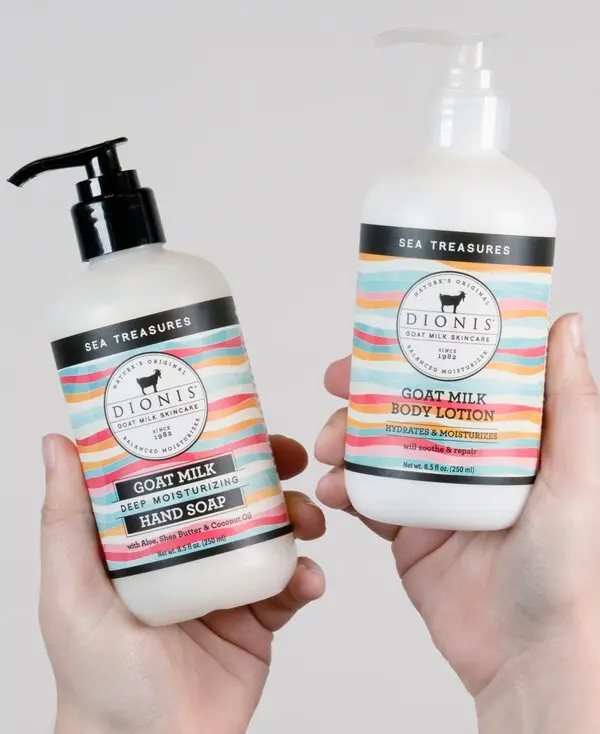 Dionis Goat Milk Skincare Sea Treasures Lotion 8.5 Fl. Oz. And Hand Soap  Bundle Set - No Color | Editorialist