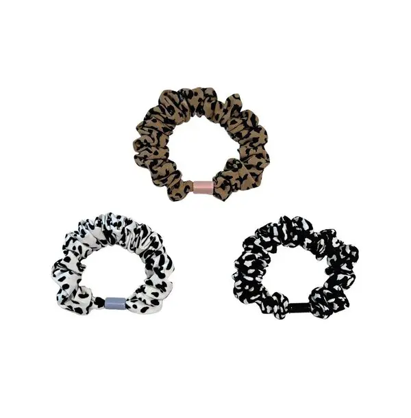 HEADBANDS OF HOPE Peppy Animal Print Scrunchie Set Of 3 - Neutral