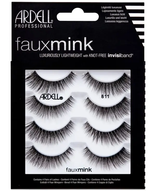 ARDELL Faux Mink Lashes 811 4-pack - No Color