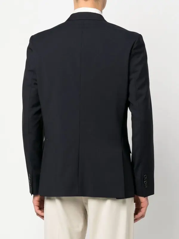 Paul Smith V-neck Classic-lapel Blazer - Blue