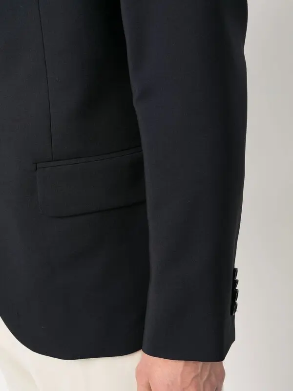 Paul Smith V-neck Classic-lapel Blazer - Blue