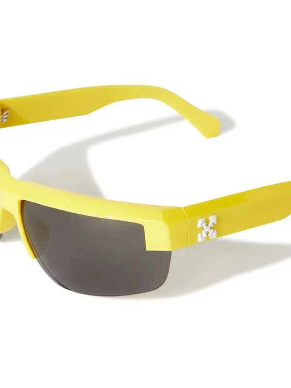 Off-White Toledo Arrows-motif Sunglasses - Yellow