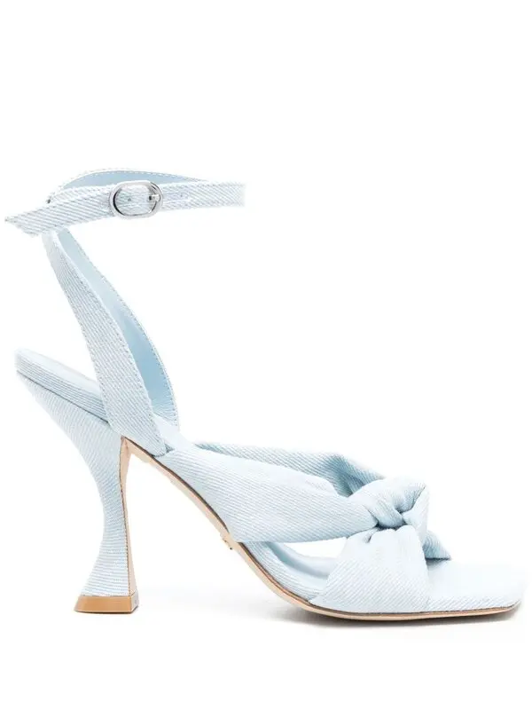 STUART WEITZMAN Playa Angle Strap 100 Sandals - Blue