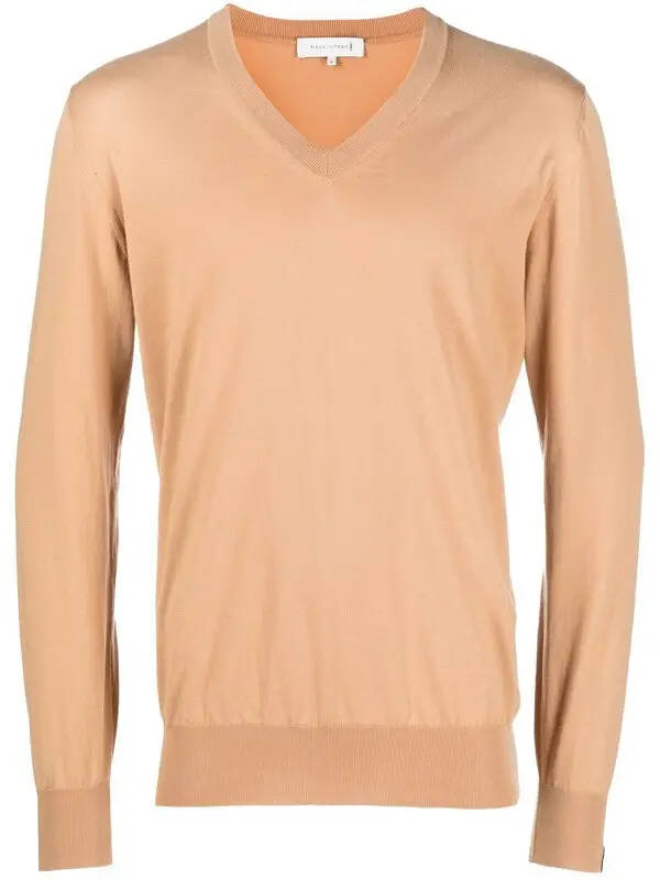 Mackintosh Deep V-neck Jumper
