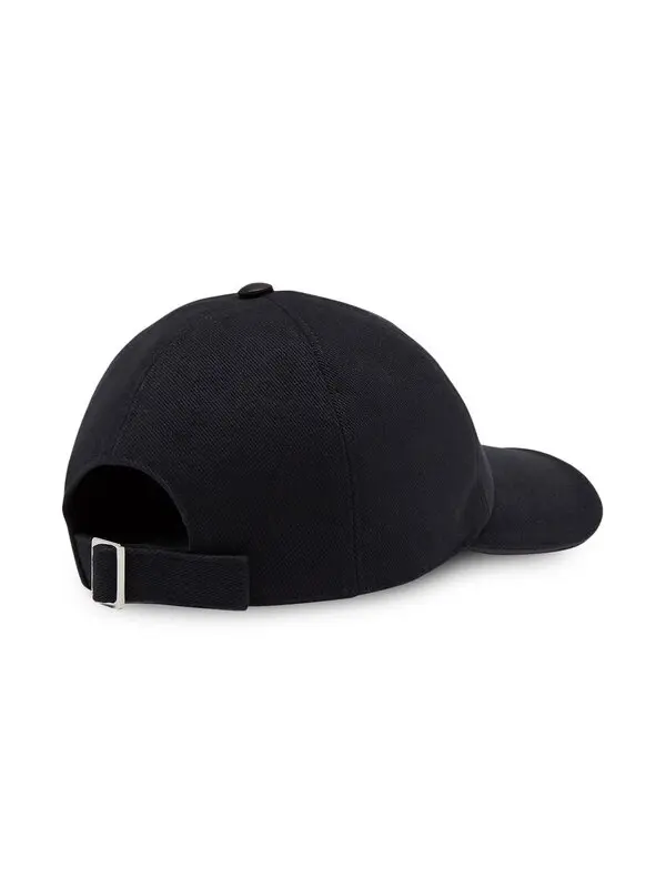 FERRAGAMO Leather-patch Logo Cap