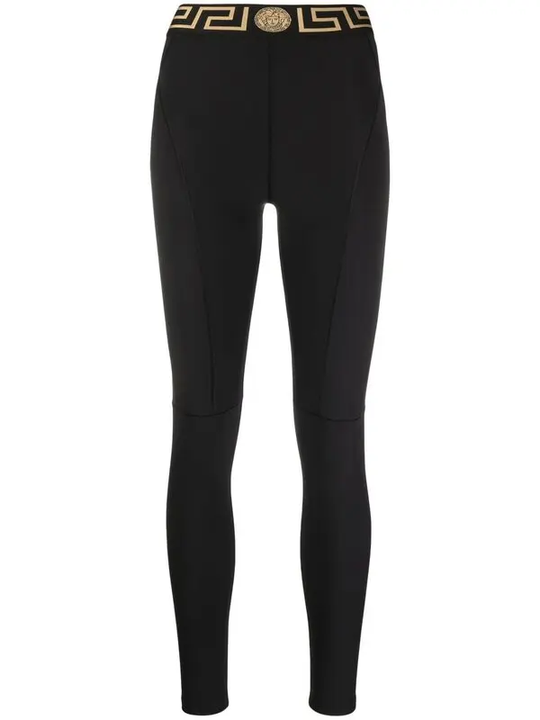 Versace Logo-waistband Leggings
