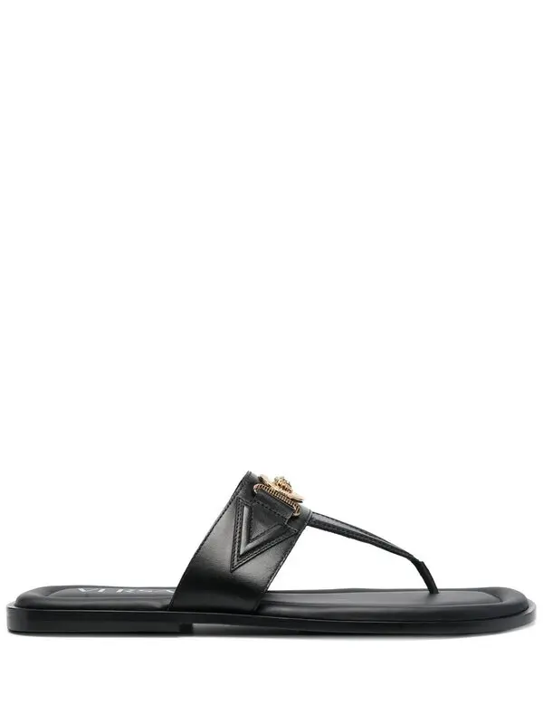 Versace Medusa Biggie Sandals - Black